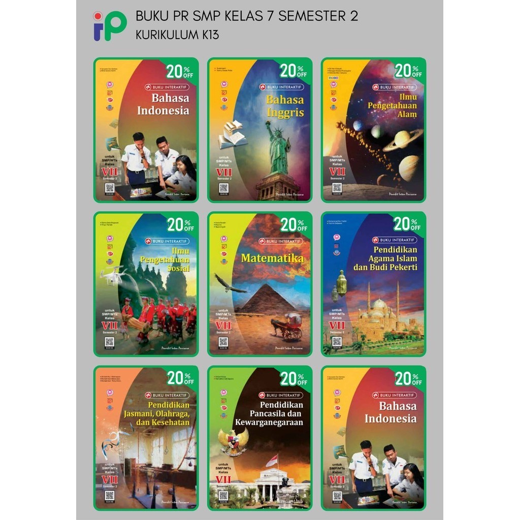 Jual Buku PR interaktif SMP Kelas 7 Semester 2 Kurikulum K13 2024 Penerbit Intan pariwara ...
