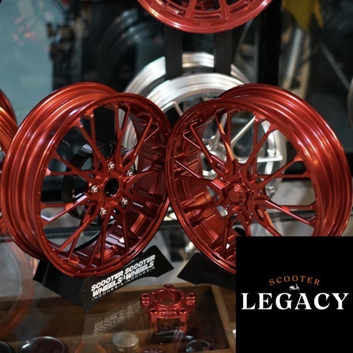 Jual Velg FRANCO Jaring Red Front & Rear Vespa Sprint Primavera GTS ...