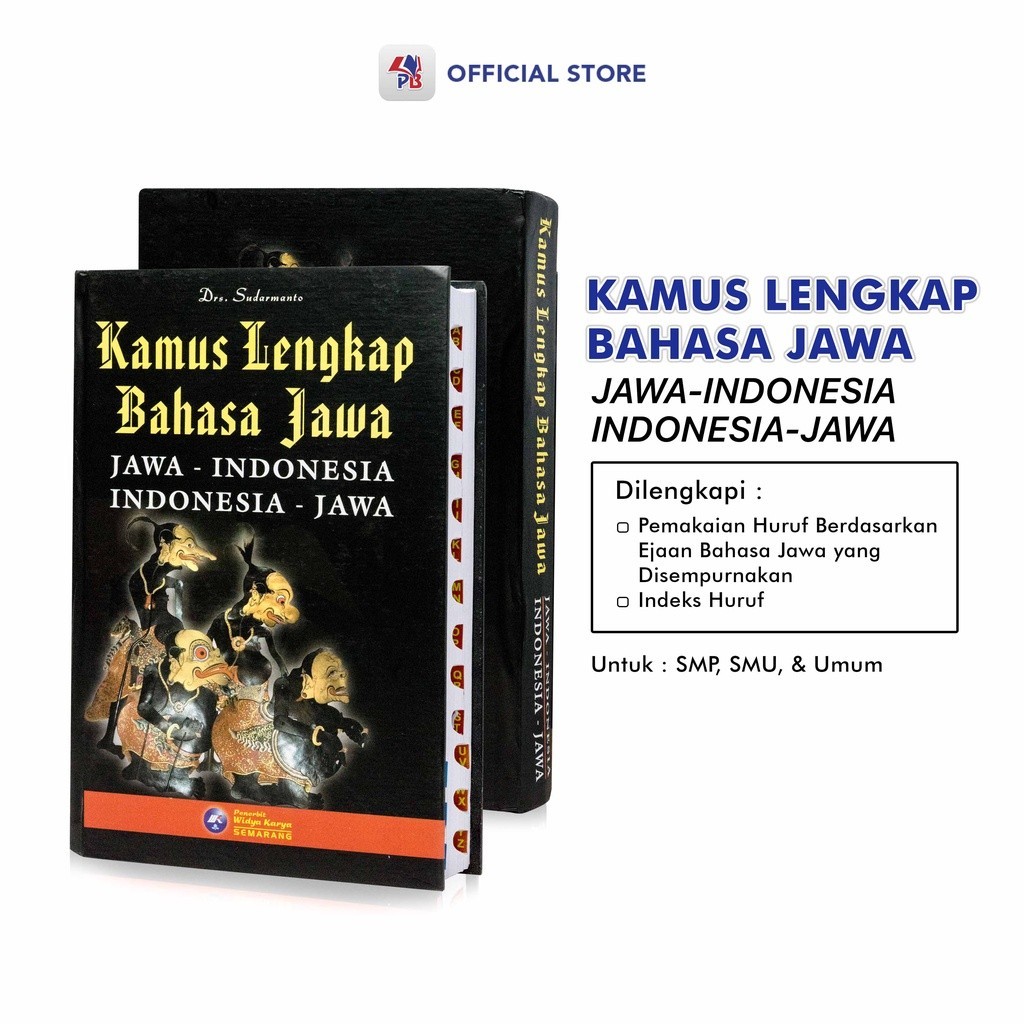 Jual Kamus Lengkap Bahasa Jawa - Indonesia / Indonesia - Jawa Hard ...