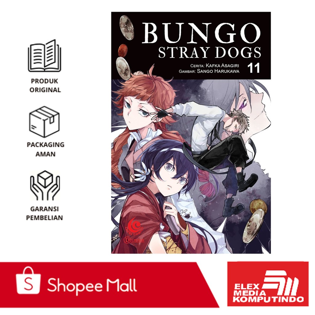 Jual Elex Level Comic: Bungo Stray Dogs 11 ( ASAGIRI KAFKA,HARUKAWA SANGO ) | Shopee Indonesia