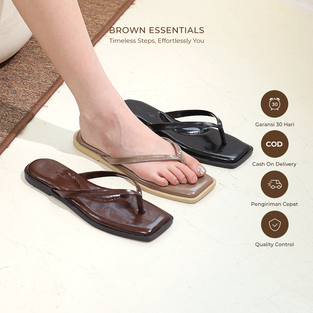 Jual WINOD Jevita Sandal Model Jepit Simple Daily Daily | Shopee Indonesia