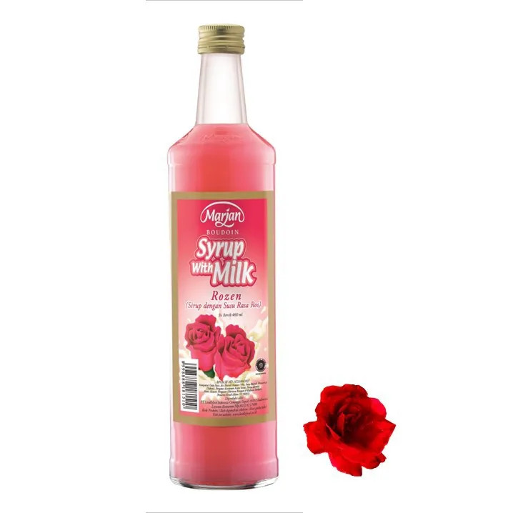 Jual MARJAN SYRUP MILK ROSE 460ML | Shopee Indonesia