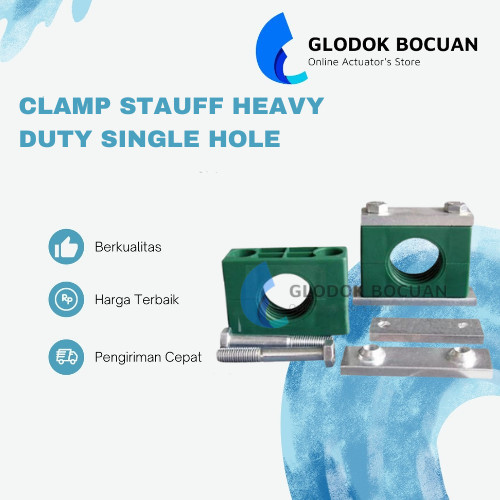 Jual 20MM Clamp Stauff Pipe Tubing Hydraulic Klem Pipa Hidrolik Heavy ...