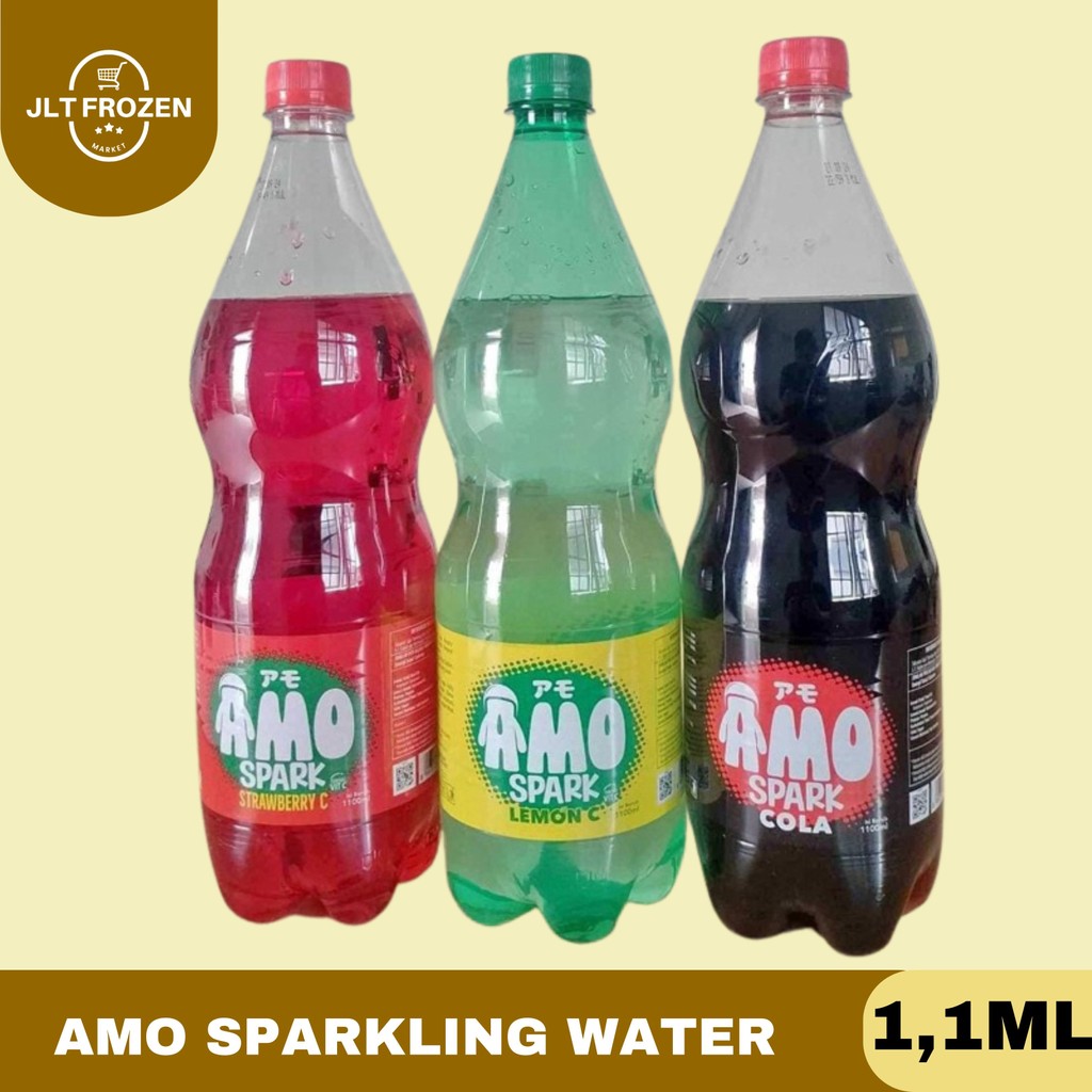 Jual Amo Minuman Soda Nabati Sparkling / Sparkling Water Minuman Soda ...
