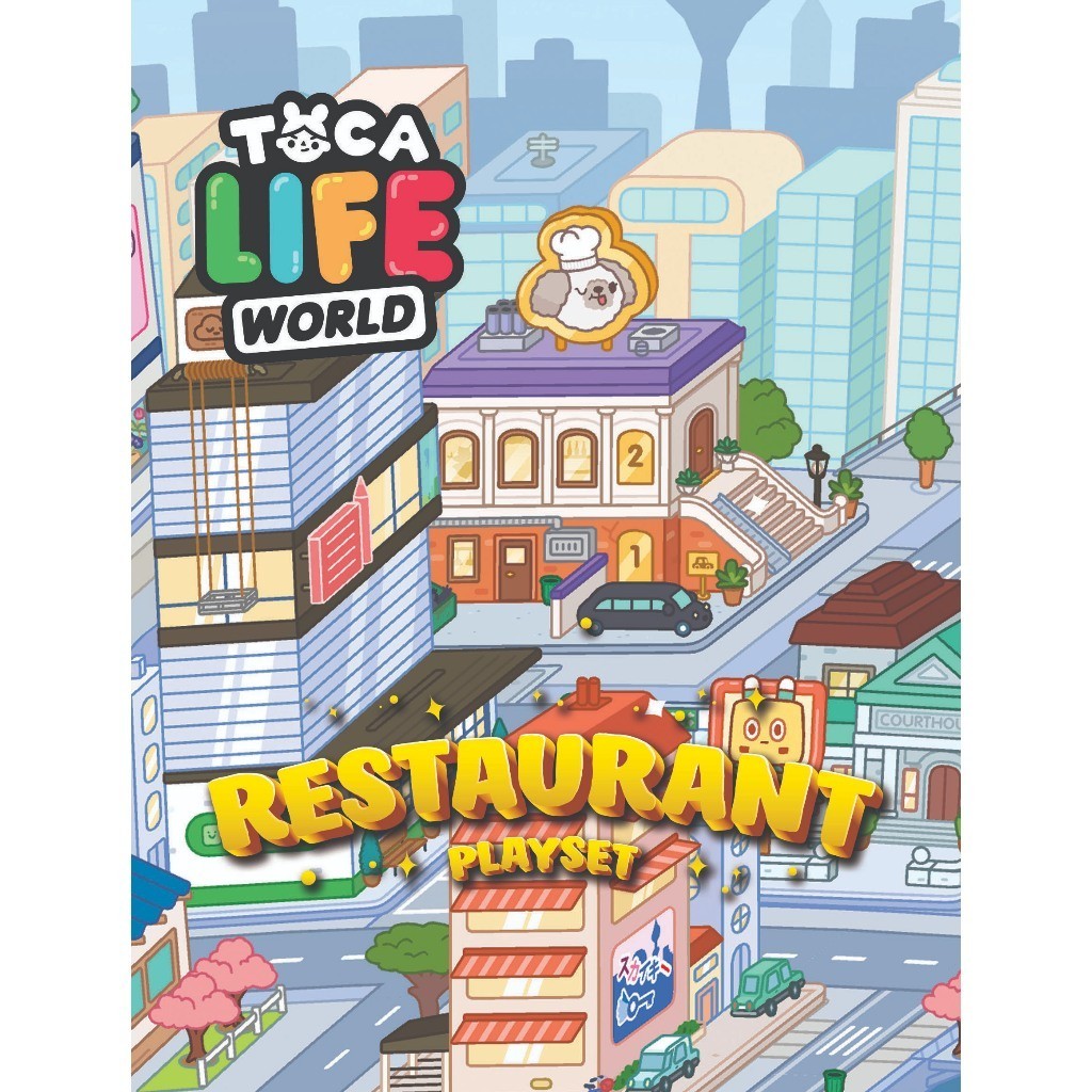 Jual Busy Book Toca Boca Restaurant / Paper Doll Toca Life World ...