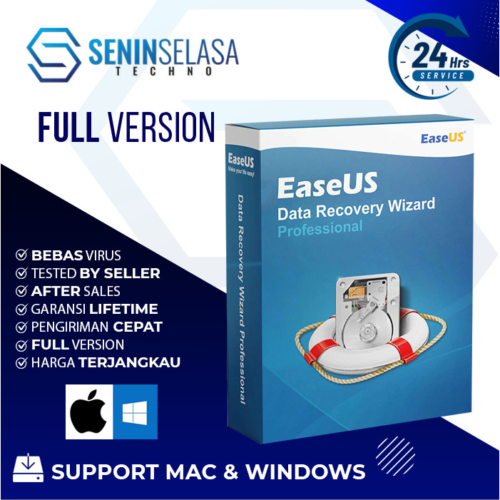 Jual EaseUS Data Recovery Wizard Pro [MAC & WIN] [TokoBuka24JamLangsungKirim] | Shopee Indonesia