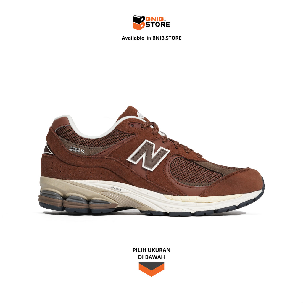 Jual New Balance Sneaker Pria 2002R Brown [M2002RFF] Original | Shopee ...