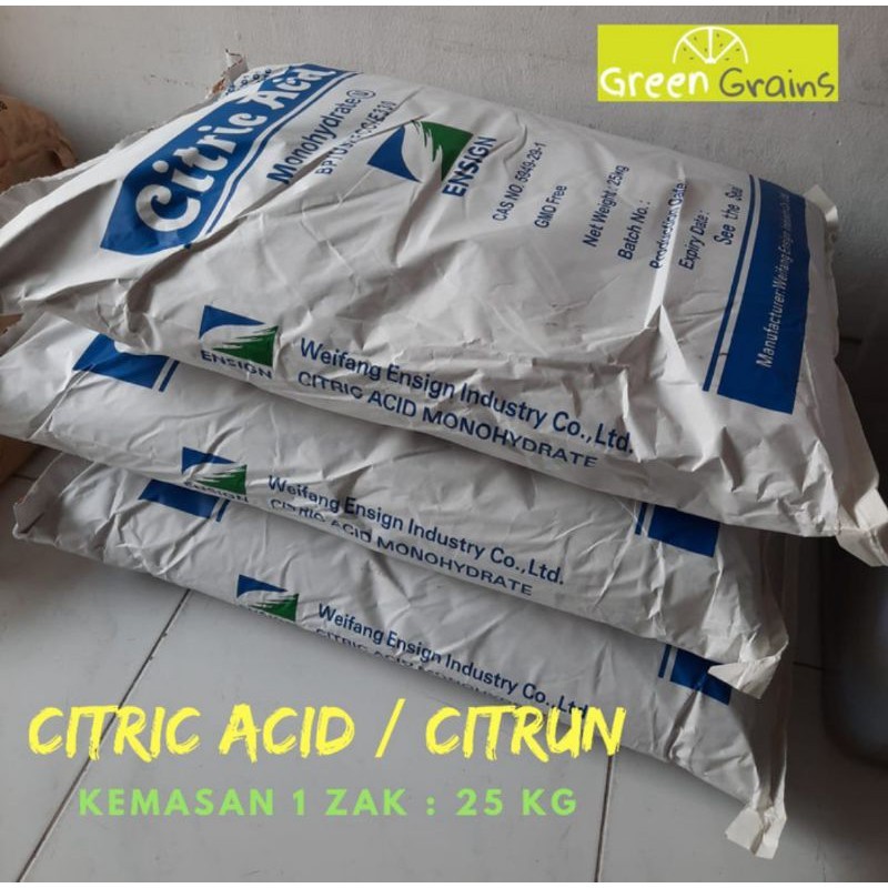 Jual Ready stock Citric Acid Monohydrate /asam sitrat / sitrun (500 g ...