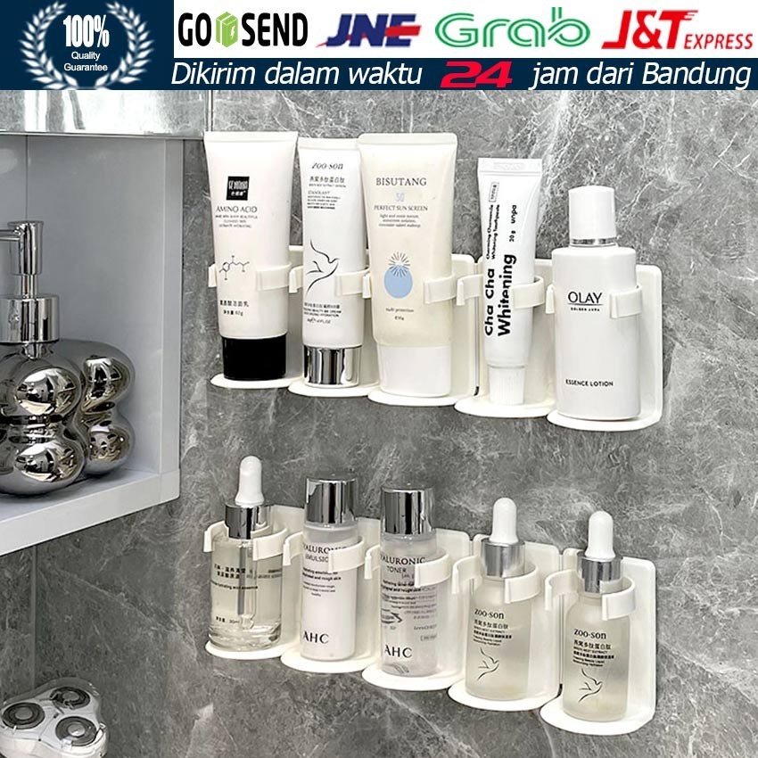Jual Rak Botol Serbaguna / Tempat Alat Botol Skincare / Rak Gantung ...