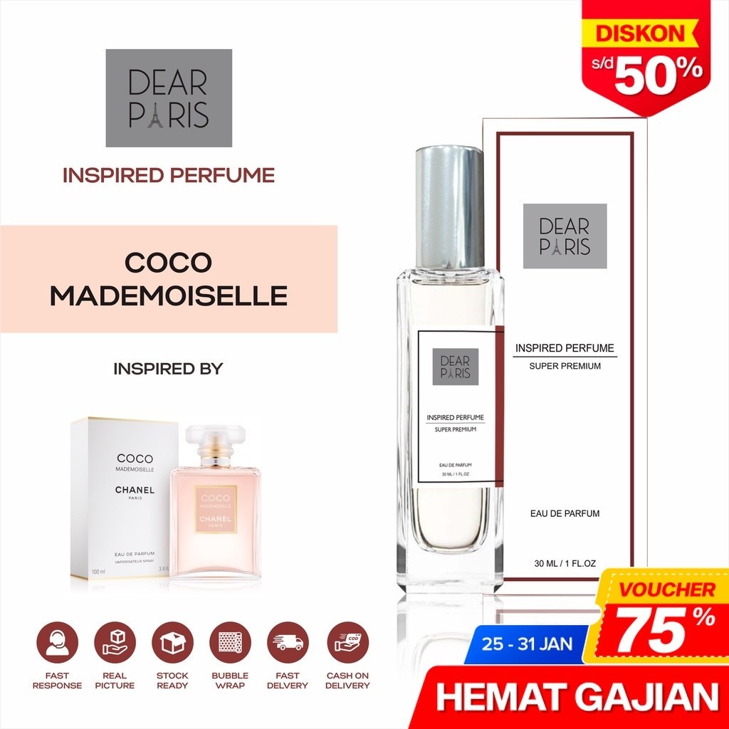 Jual DEAR PARIS Inspired Ch Coco Mademoiselle 30 ML | Shopee Indonesia