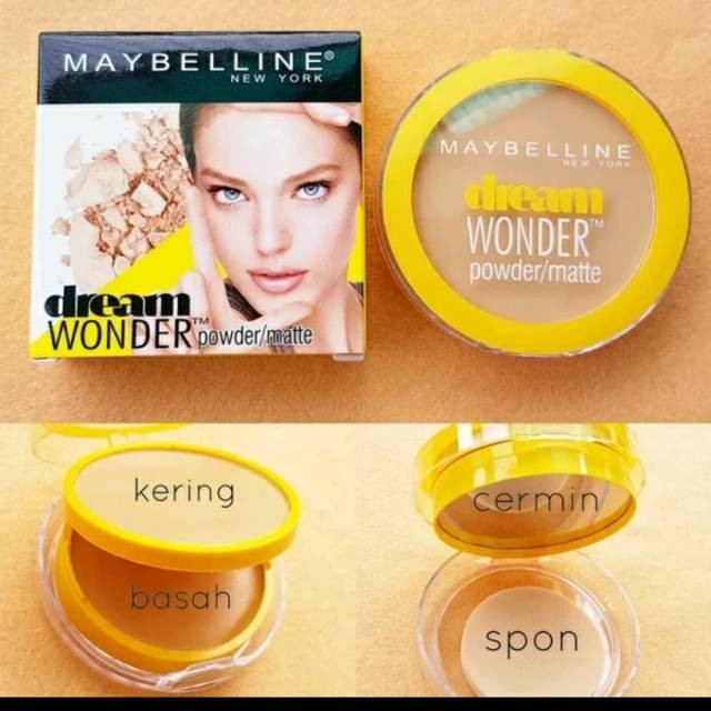 Jual Bedak maybelline dream wonder 2in1(kuning) | Shopee Indonesia