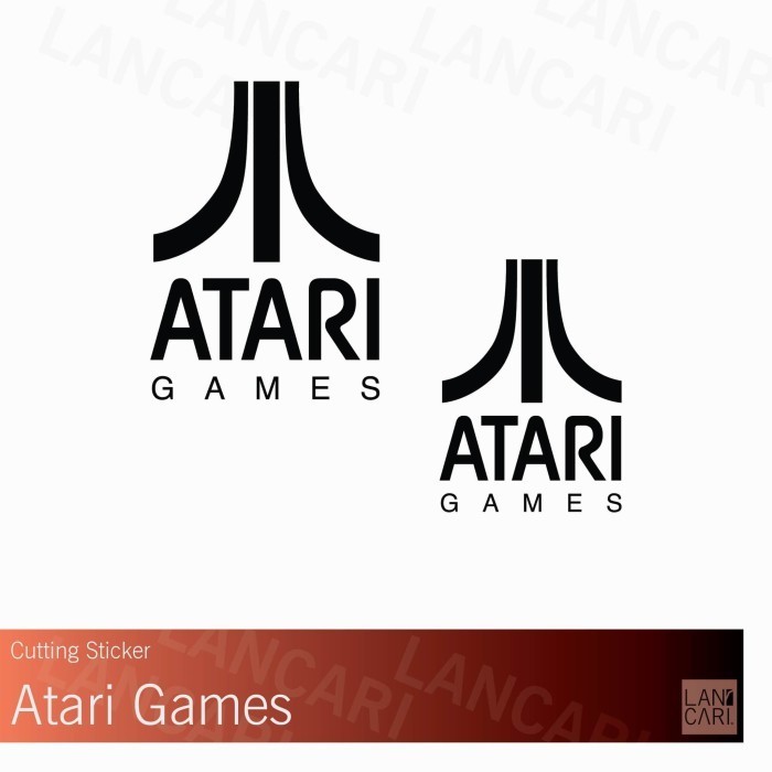 Jual Sticker Cutting Atari Games Vinyl Cut Stiker | Shopee Indonesia
