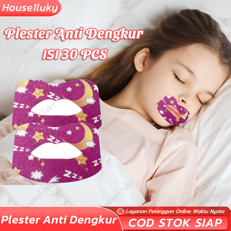 Jual Strip Tidur Mendengkur Mengurangi Pita Mulut Stiker Mulut Tidur ...