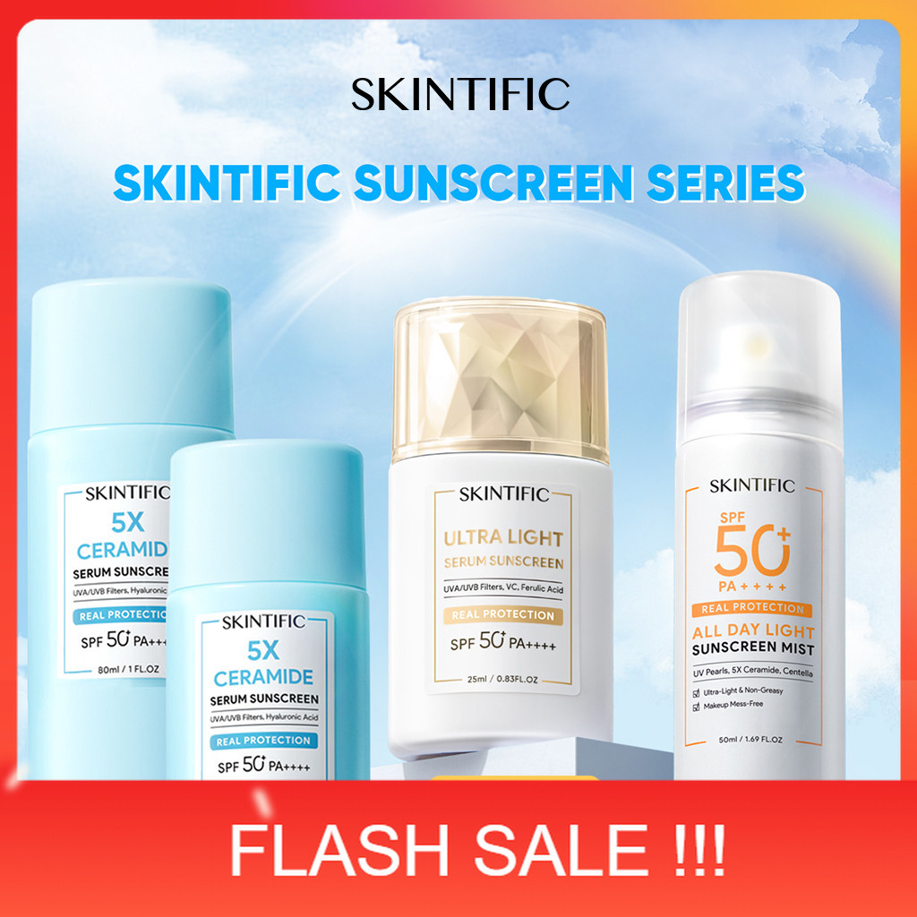 Jual PROMO SKINTIFIC 5X Ceramide Serum Sunscreen Ultra Light Serum ...