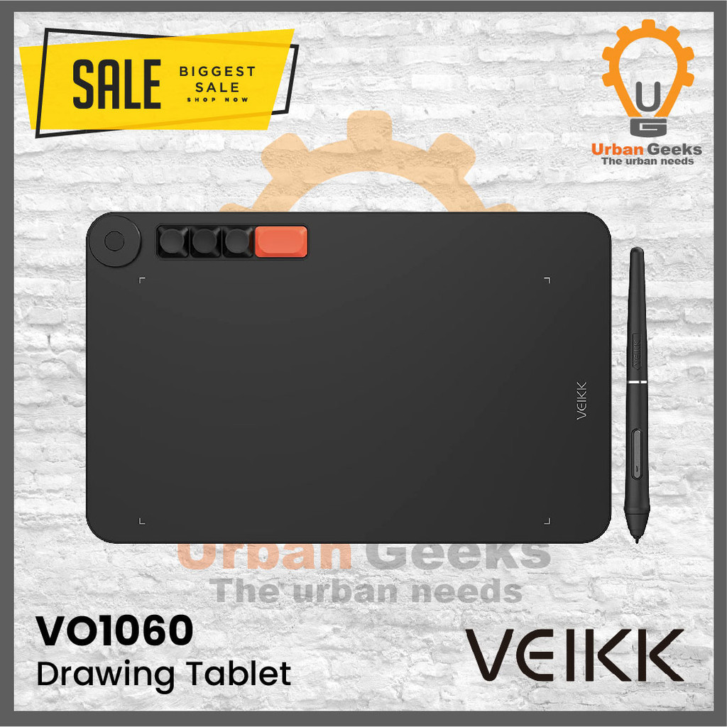 Jual Veikk Drawing Tablet VOILA L VO1060 Mechanical Keycaps | Shopee ...