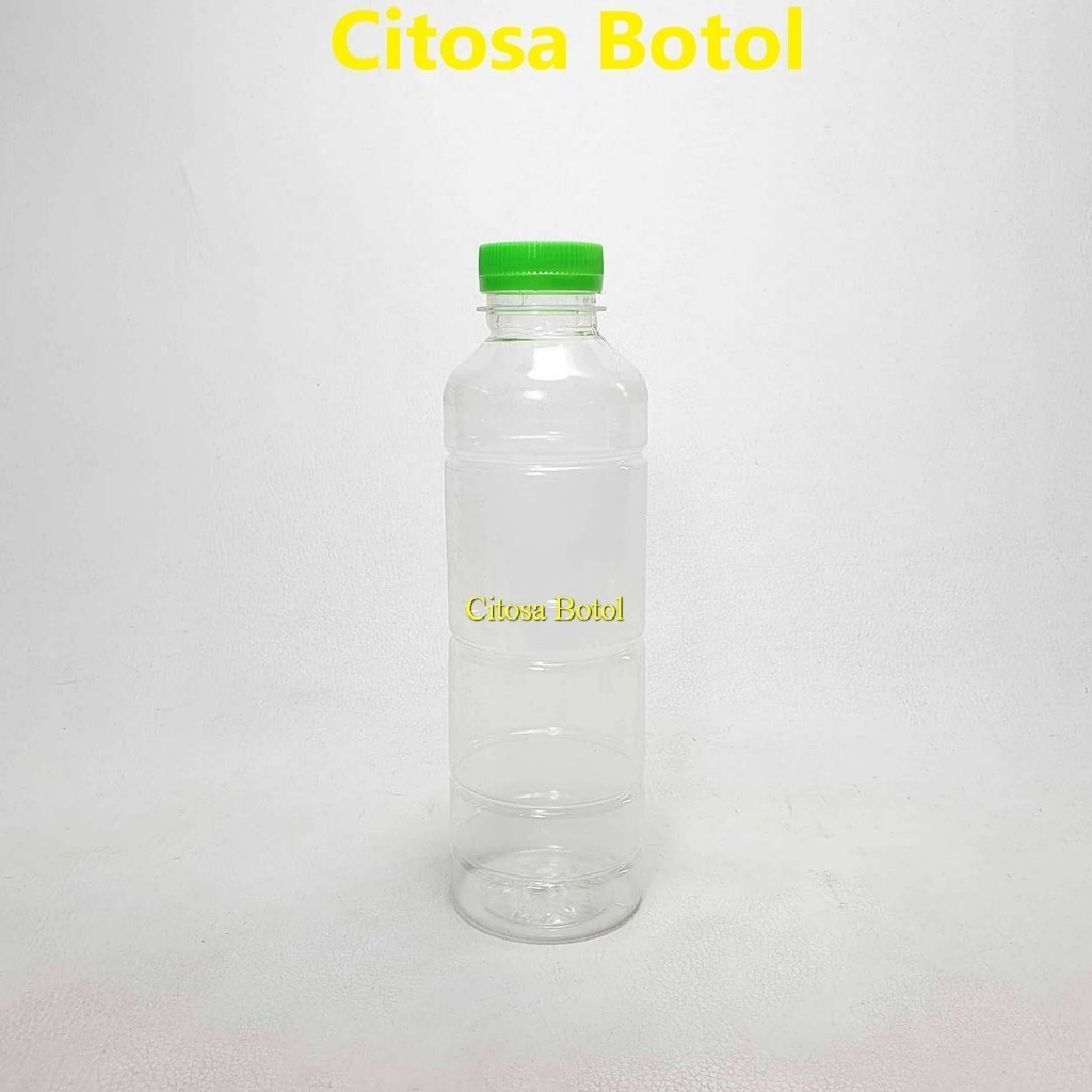 Jual Botol PET 500 Ml Almond Natural Tutup SN 30 / Botol Plastik ...