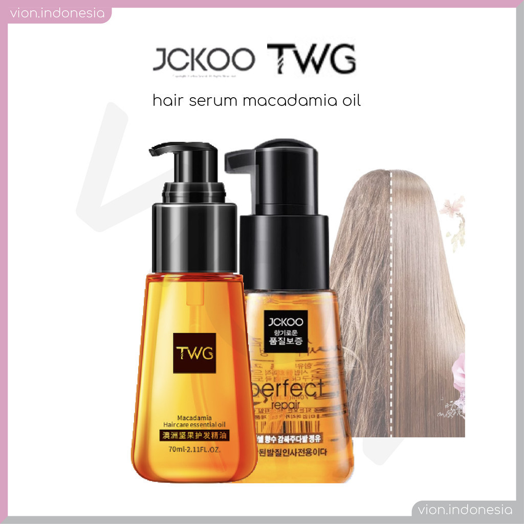Jual JCKOO TWG RONGYAO Hair Serum Pelembut Rambut Repair Oil 70ml Serum ...