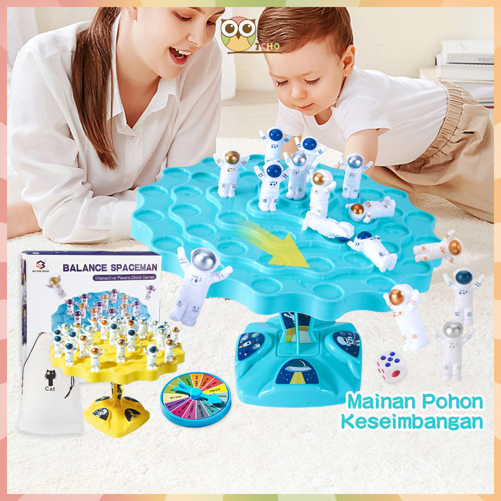 Jual JCHO Mainan Edukasi Anak Permainan Papan Astronot Pohon ...