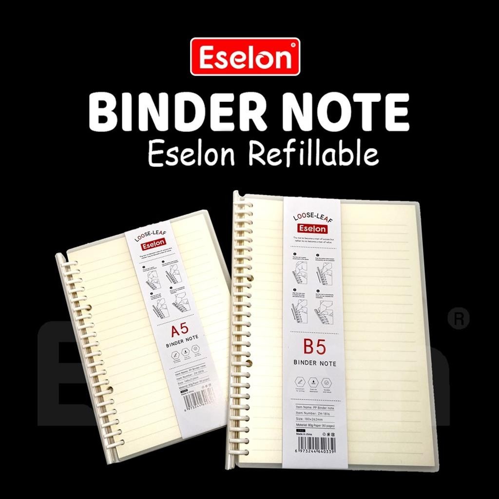 Jual [ES.JKT] Binder Note Spiral Ring ESELON / Binder Note A5(2516 ...