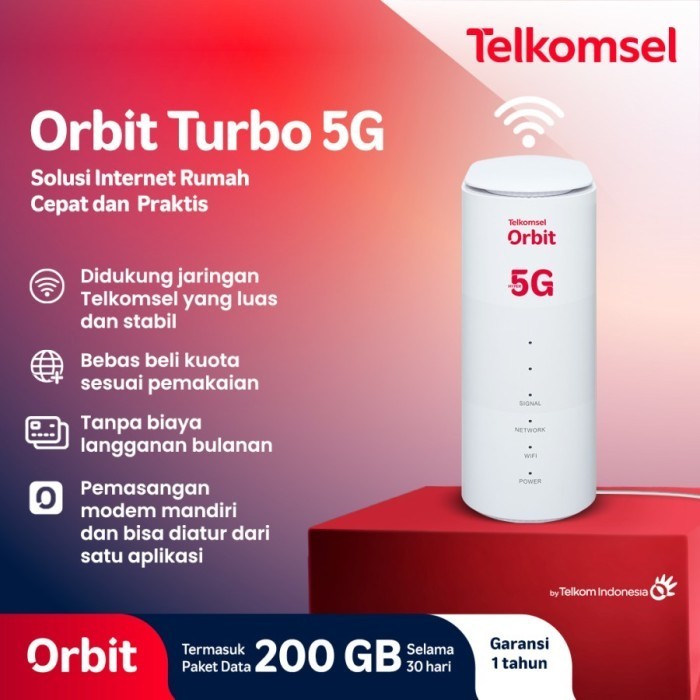 Jual Telkomsel Orbit Turbo 5G WiFi High Speed Bonus Data | Shopee Indonesia