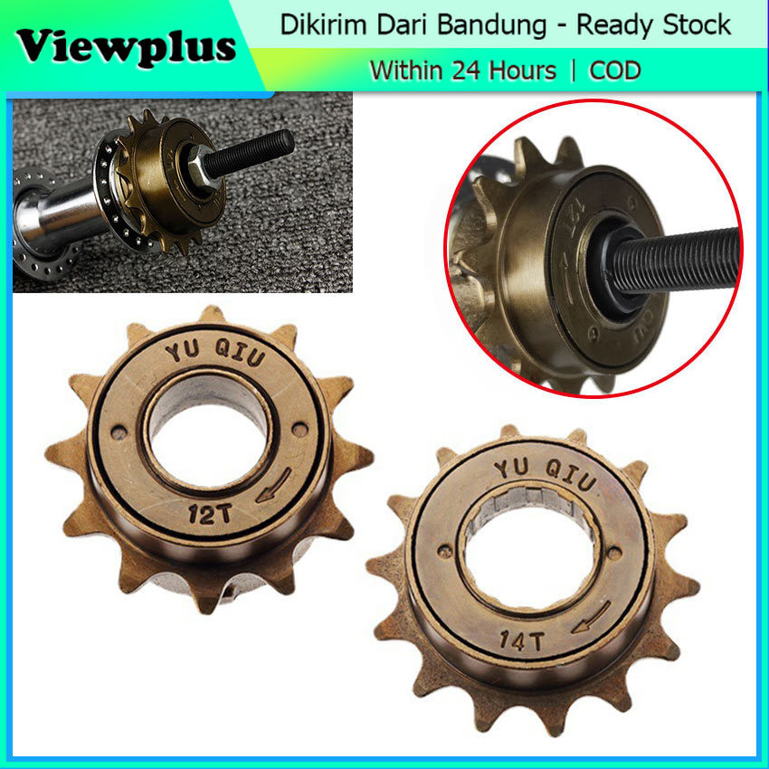 Jual Freewheel Gear Priwil Kriwil Sepeda 12T 14T Gear Gir Belakang ...
