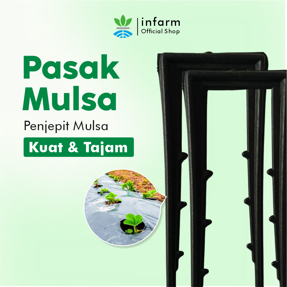 Jual INFARM - Pasak Mulsa 14 cm Isi 10 Pcs Alat Pengepit Pengikat ...