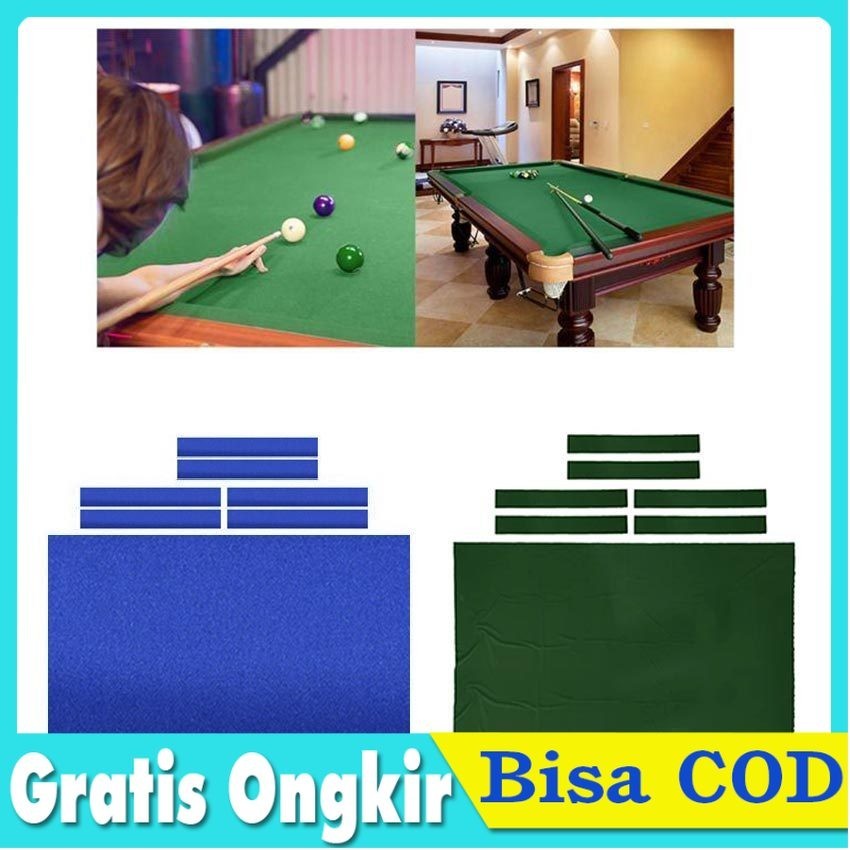 Jual Kain laken billiard 9 ft - bilyard - biliar 9 feet | Shopee Indonesia
