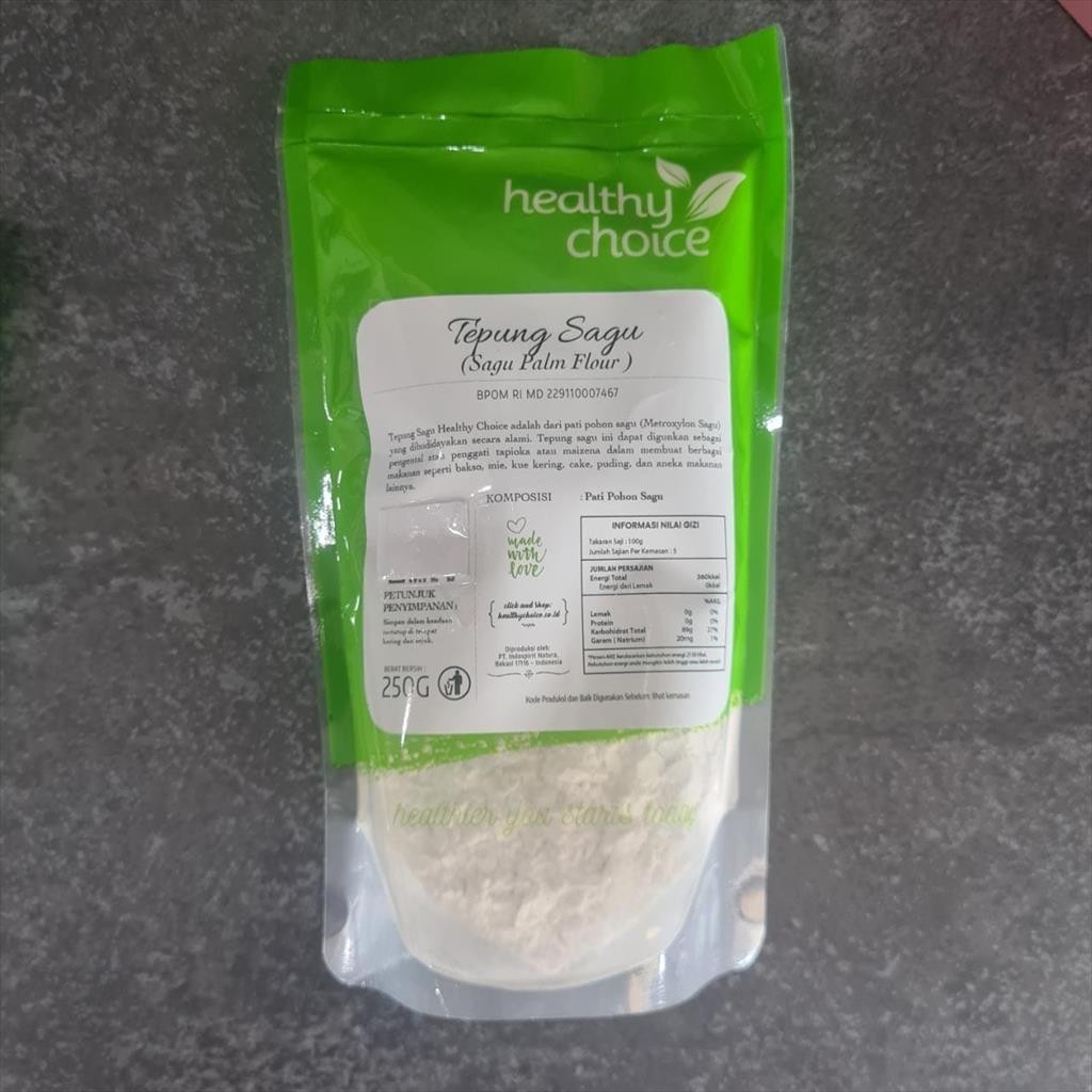 Jual Tepung Sagu 250g ( Sago Palm Flour ) - Healthy Choice | Shopee ...