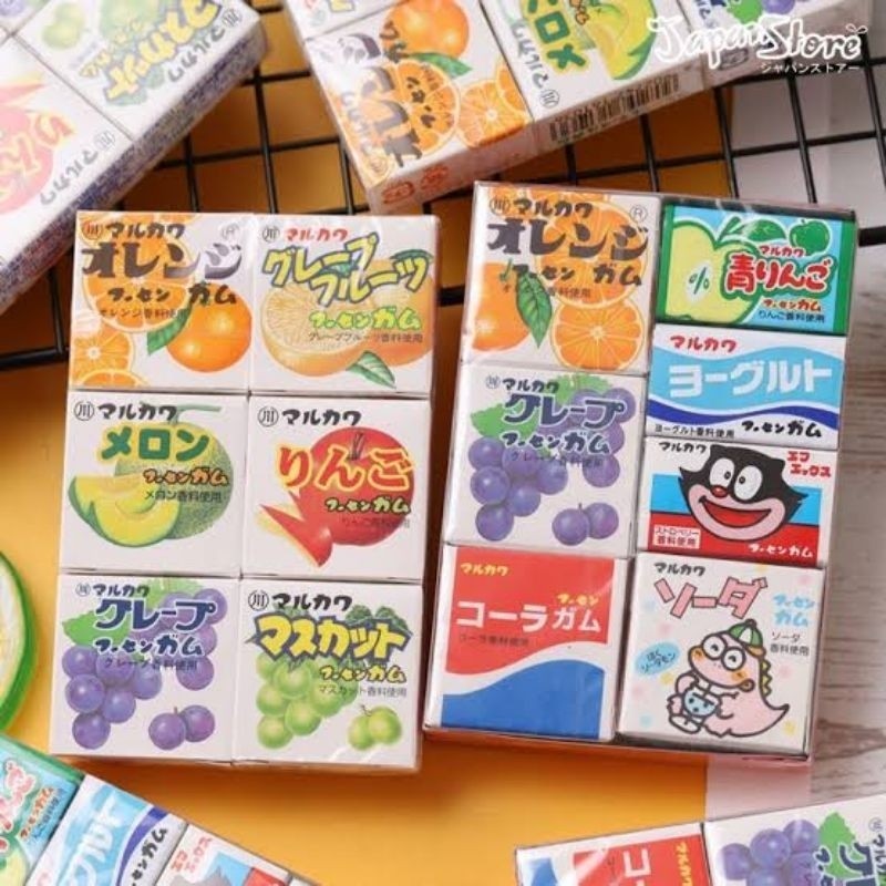 Jual Marukawa bubble gum/marukawa permen karet jepang/Japan bubble gum ...