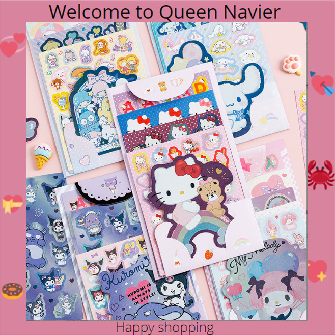 Jual QN - Set stiker motif sanrio stiker pack karakter sanrio unik ...