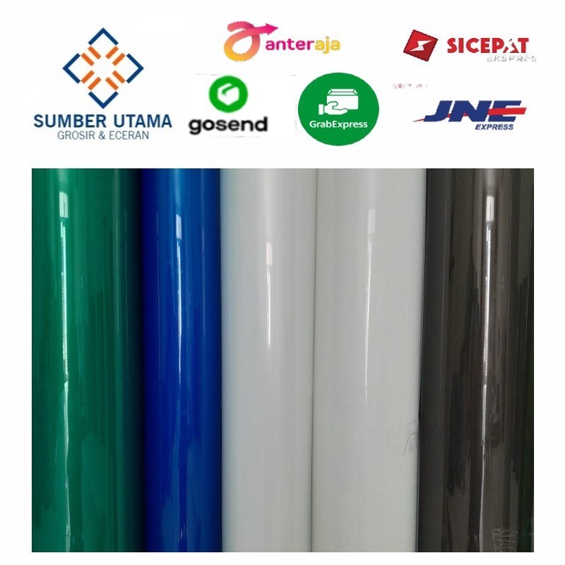 Jual Fiber Pelapis Pagar METERAN POLOS Penutup Plastik Piber Viber ...