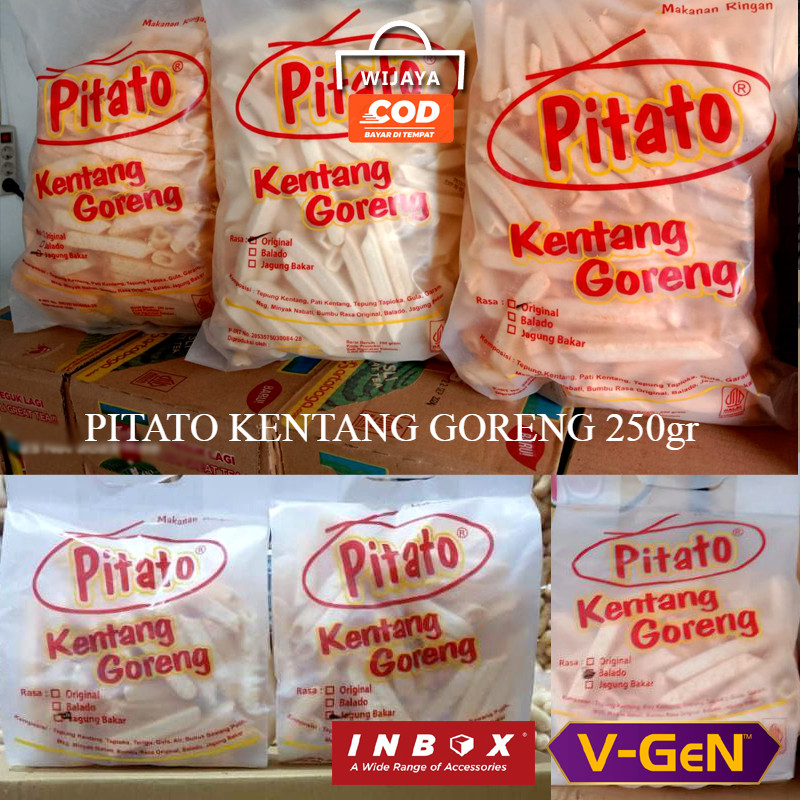 Jual TARO PITATO KENTANG GORENG 250gr ORIGINAL | Shopee Indonesia
