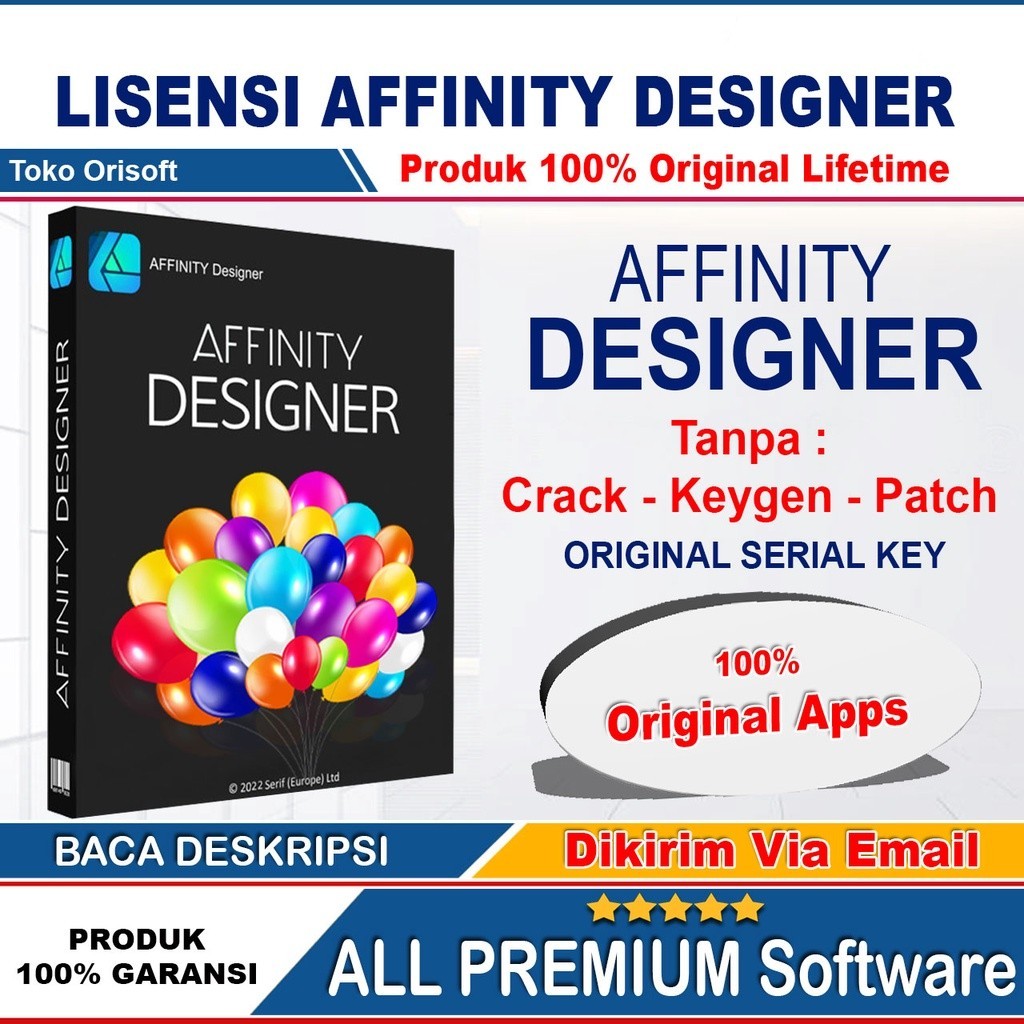 Jual [WIN/MacOS] Lisensi Serif Affinity Designer 1.10.5+ Terbaru 2023 ...