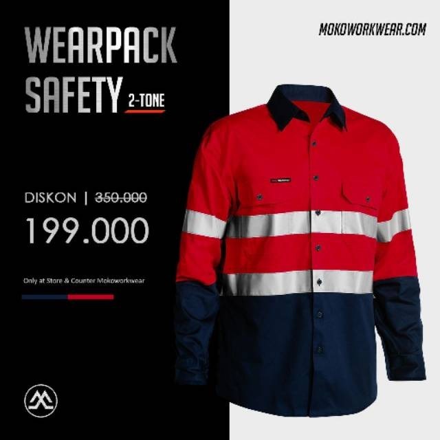Jual MokoWorkwear - Wearpack Coverall Safety / katelpak / Seragam Kerja ...