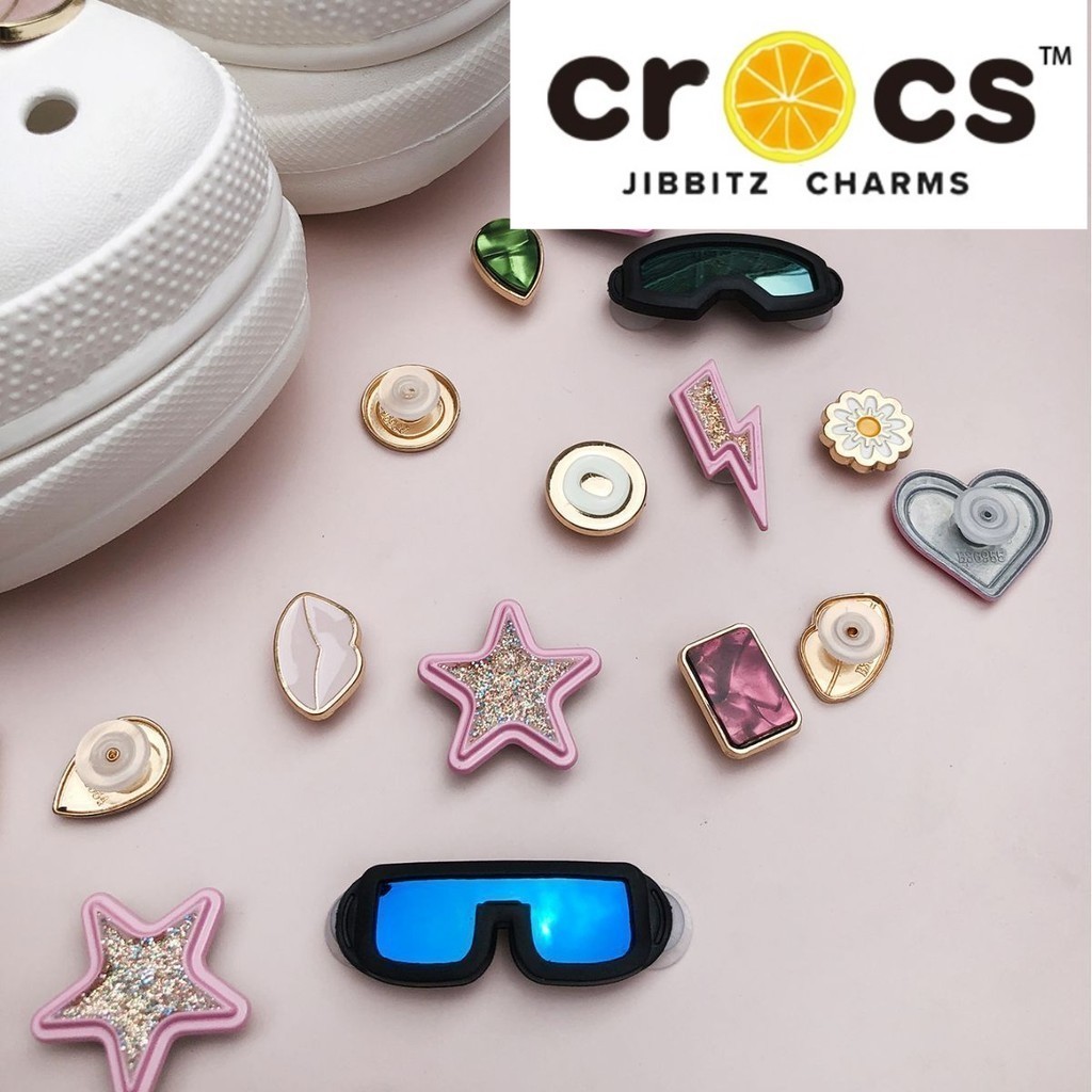 Jual Crocs Jibbitz 602 Pin Sandal Bros Kacamata Glasses Hiasan Sendal ...