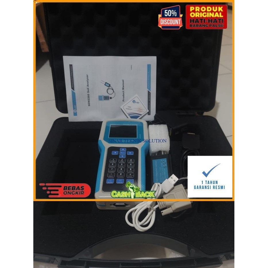 Jual SENTEC SEM2260 Agriculture Soil NPK/PH/EC Analyzer Sensor 7 in 1 ...