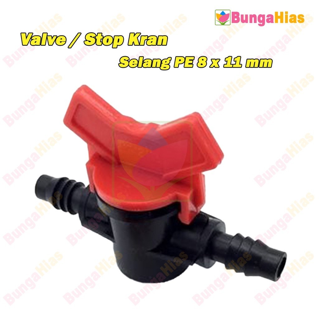 Jual Valve Selang Pe 8 X 11 Mm 5 16 Stop Kran Keran Air Offtake