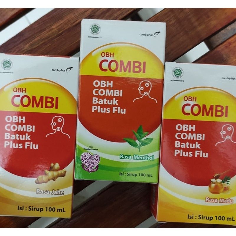 Jual Obh Combi Batuk Plus flu rasa Madu, Menthol, Jahe Botol 100 ml ...