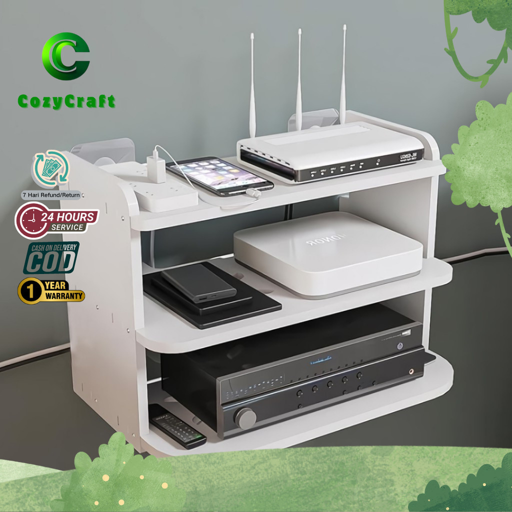 Jual CozyCraft - Rak Dinding Tripple Multifungsi Vintage Minimalis ...