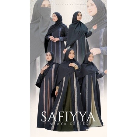 Jual Ready Safiyya Abaya printing batik Saudi ori Dienna.gamis Dress ...