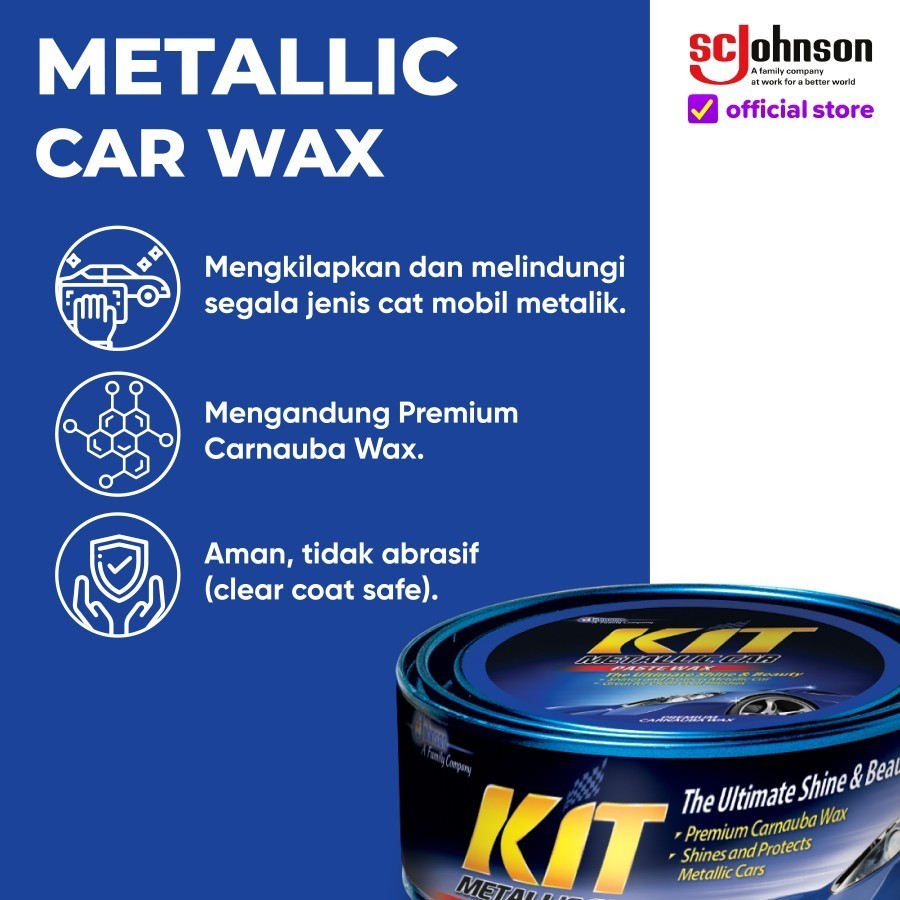 Jual Kit Kaleng Metalic Biru Paste Wax Metallic Car Poles Pengkilap ...