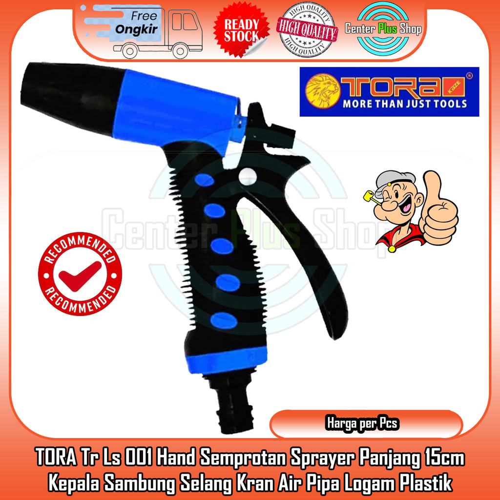 Jual TORA Tr Ls 001 Hand Semprotan Sprayer Panjang 15cm Kepala Sambung Selang Kran Air Pipa ...