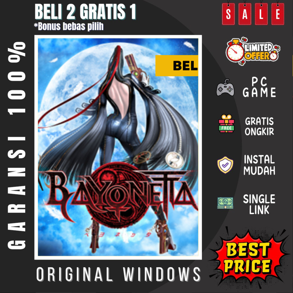 Jual BAYONETTA - GAME PC - GAME LAPTOP - PC GAMES - BELI 2 GRATIS 1 ...
