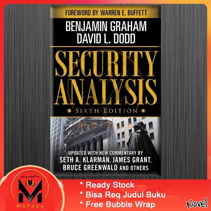 Jual Security Analysis - Benjamin Graham (English) | Shopee Indonesia