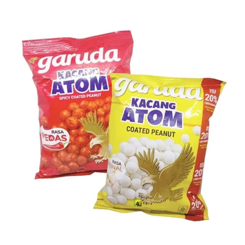Jual Garuda Kacang Atom Original Manis Pedas 130gr 230gr | Shopee Indonesia