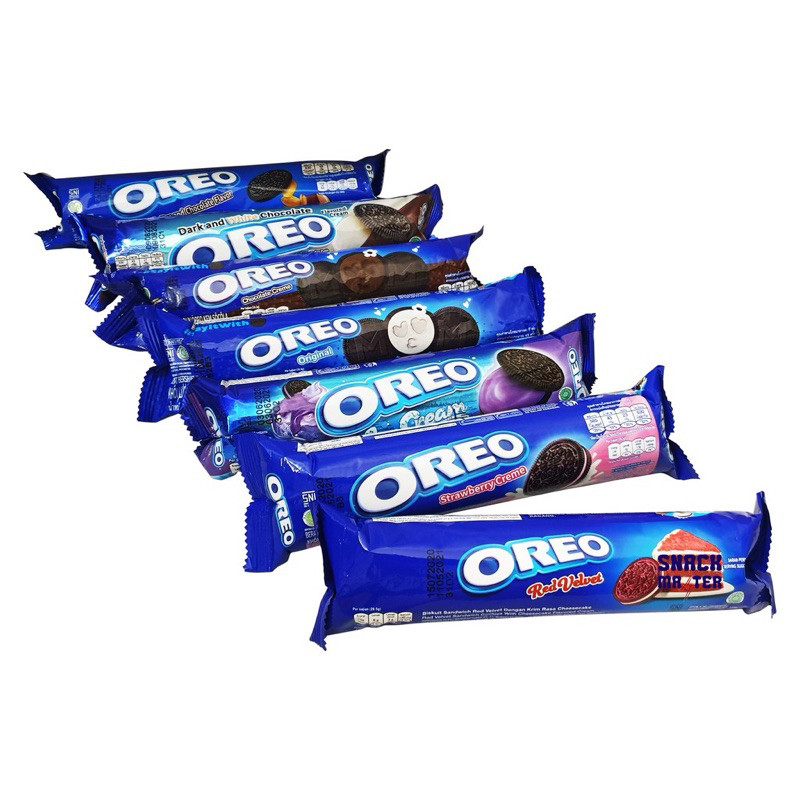 Jual OREO SANDWICH ROLL VARIAN RASA RED VELVET VANILLA COKLAT STRWBERRY ...