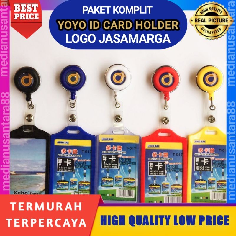 Jual Jasamarga Yoyo Id Card Holder Name Tag Logo | Shopee Indonesia