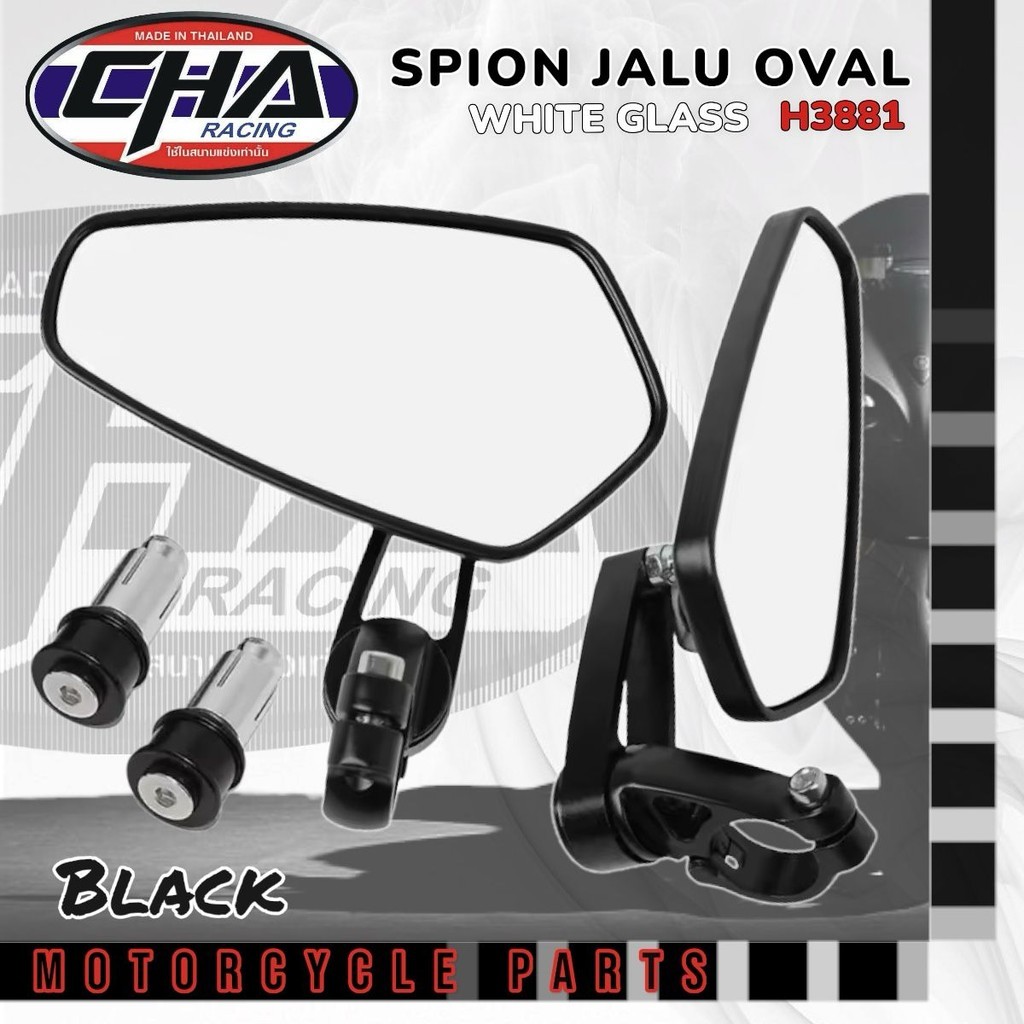 Jual Spion Jalu Stang Motor CHA Racing Model Oval Universal | Shopee ...