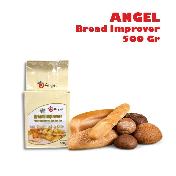 Jual ANGEL - Bread Improver 500 Gram / Pengempuk, Pelembut roti 500gr | Shopee Indonesia