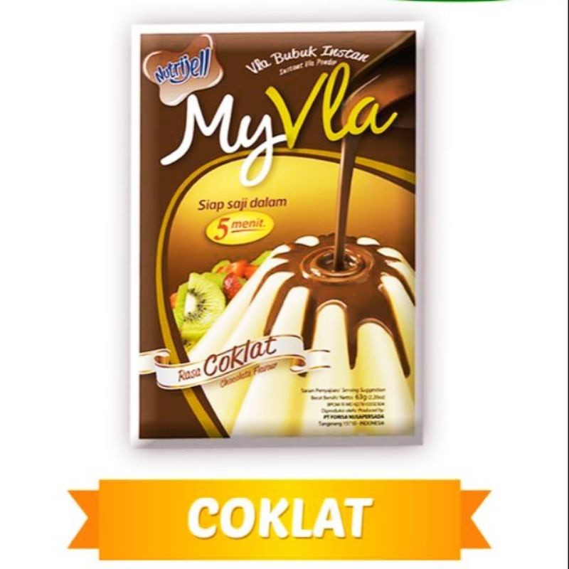 Jual Nutrijell My Vla Coklat 60 Gr | Shopee Indonesia